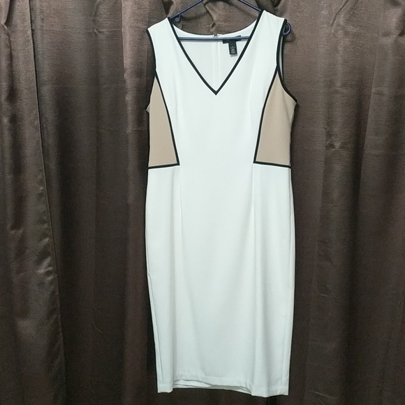 White House Black Market | Dresses | Nwt Gorgeous Fitted Color Block ...